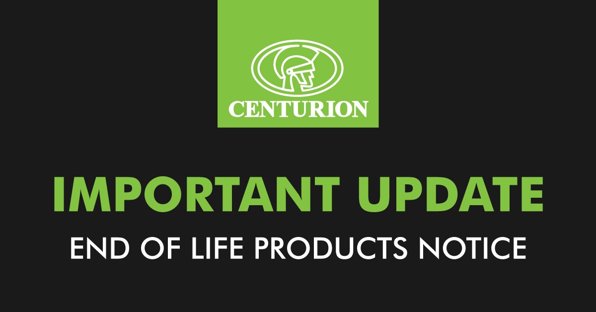 Important Notice: End of Support for CENTURION D5 (CP80) - Centurion Systems